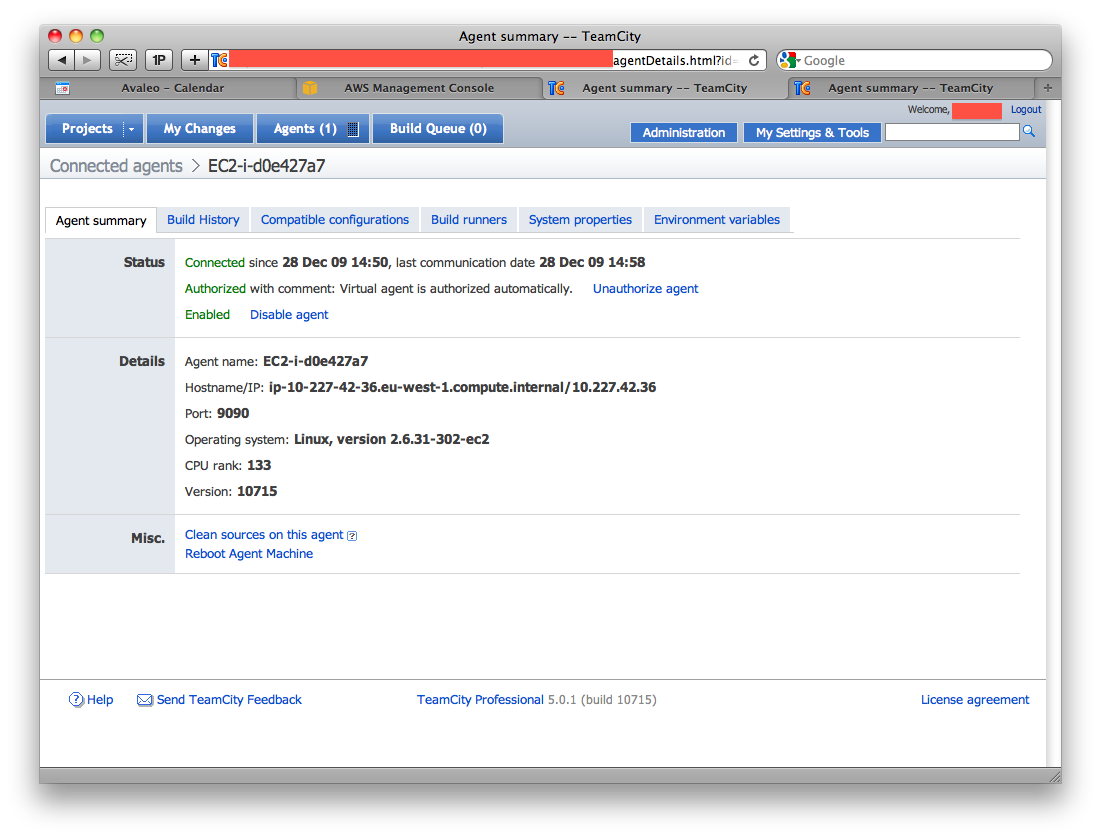 How To Use Ec2 Build Agents With Local Teamcity Server Teamcity Support Jetbrains